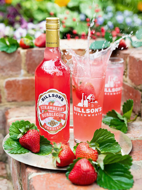 Billson's Strawberry Bubblegum Cordial - The Food Purveyor